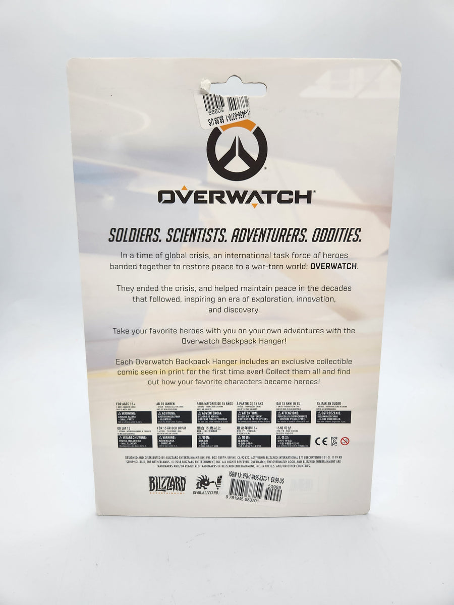 Overwatch Reinhardt Comic Book & Backpack Hanger. – Toy Heaven