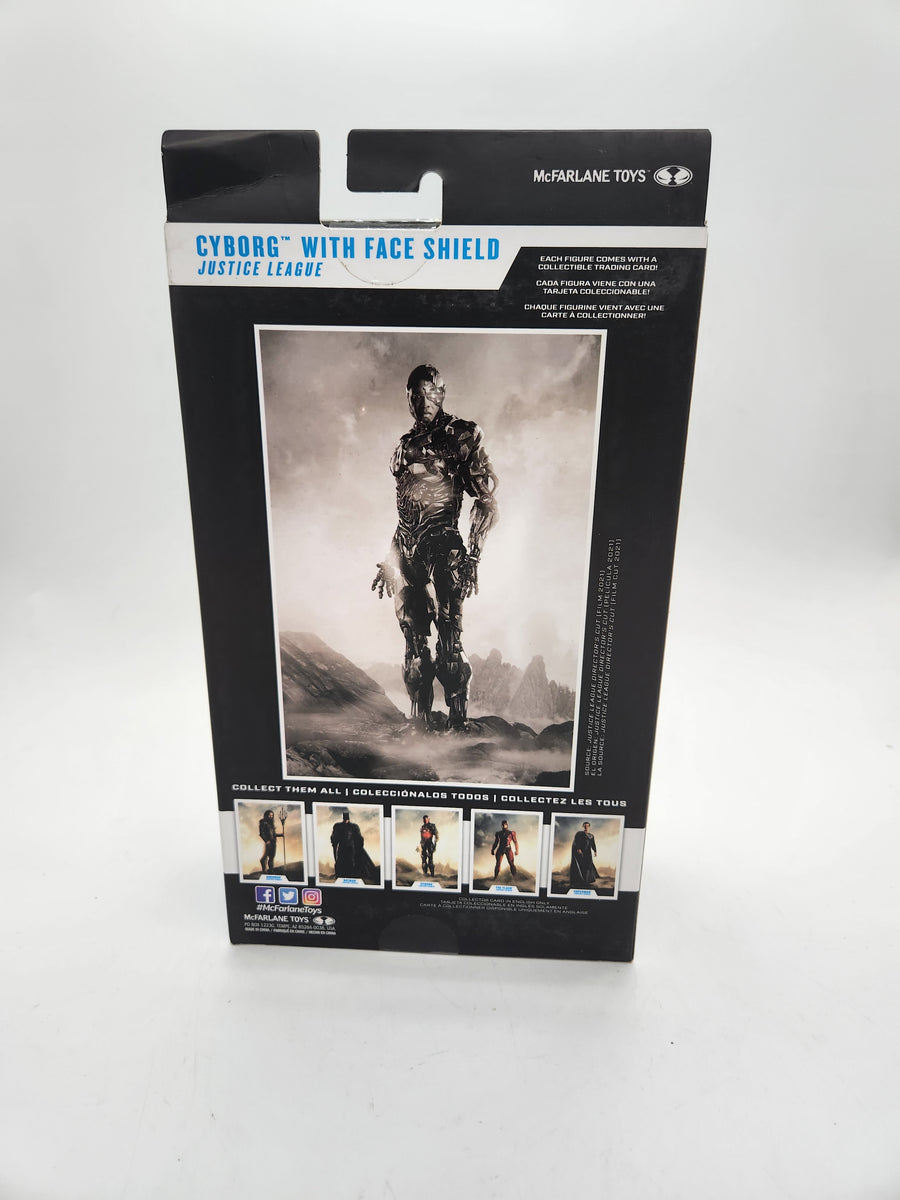 McFarlane Toys DC Multiverse Justice League CYBORG w/ FACE SHIELD Acti ...