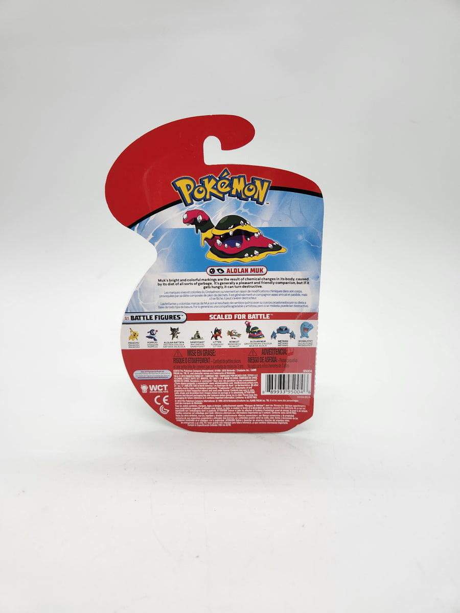 Pokemon 3 Inch Alolan Muk Articulated Battle Action Figure. – Toy Heaven