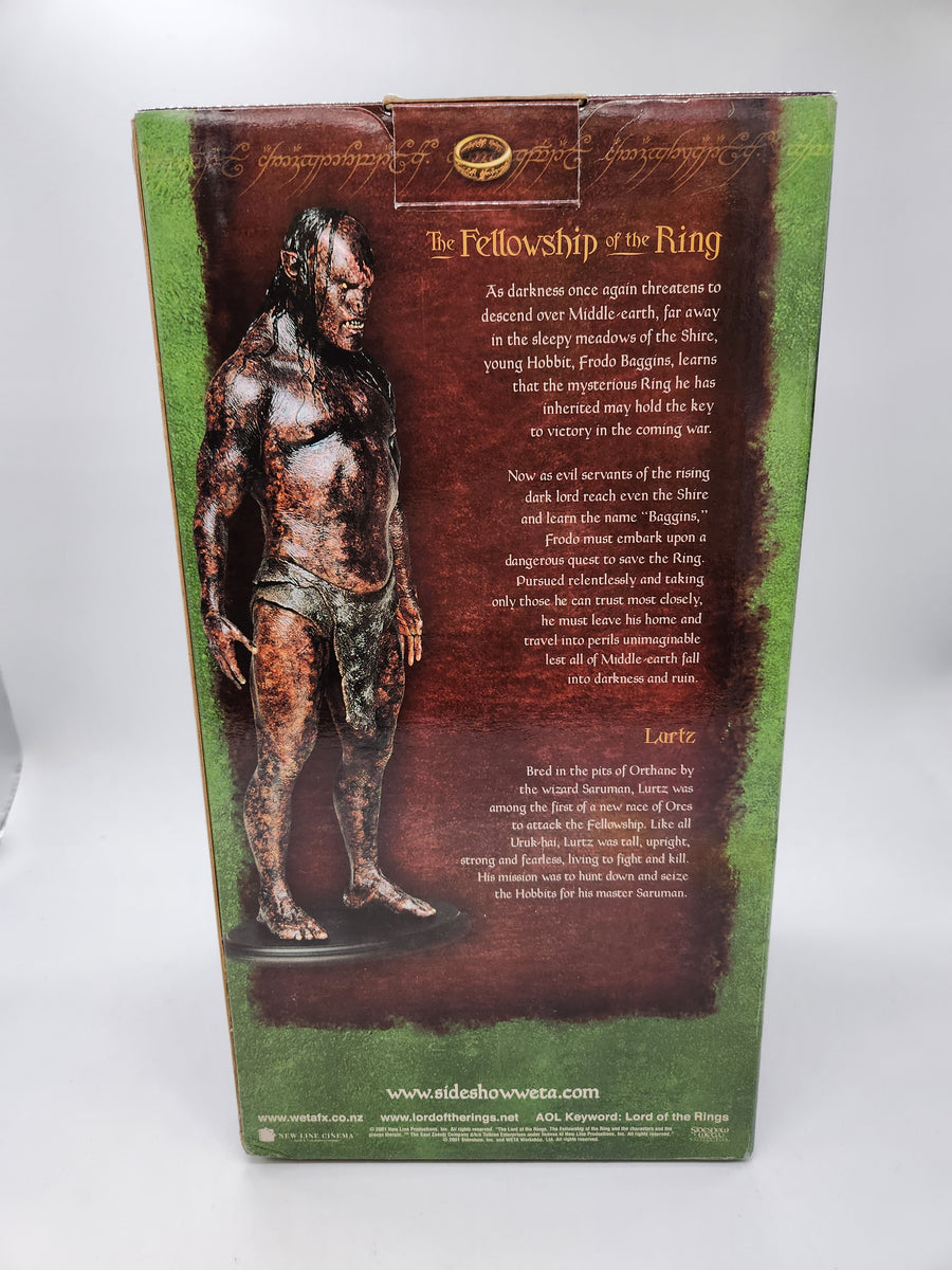 Sideshow Weta LOTR Lord of the Rings LURTZ 1/6 Scale Polystone Figure ...