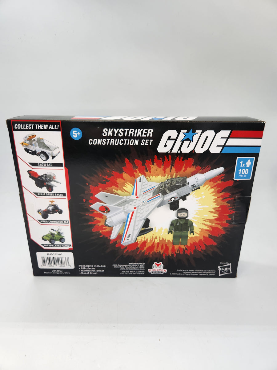 Hasbro G.I. Joe SkyStriker Construction Set 100 Pieces with Mini Figur ...