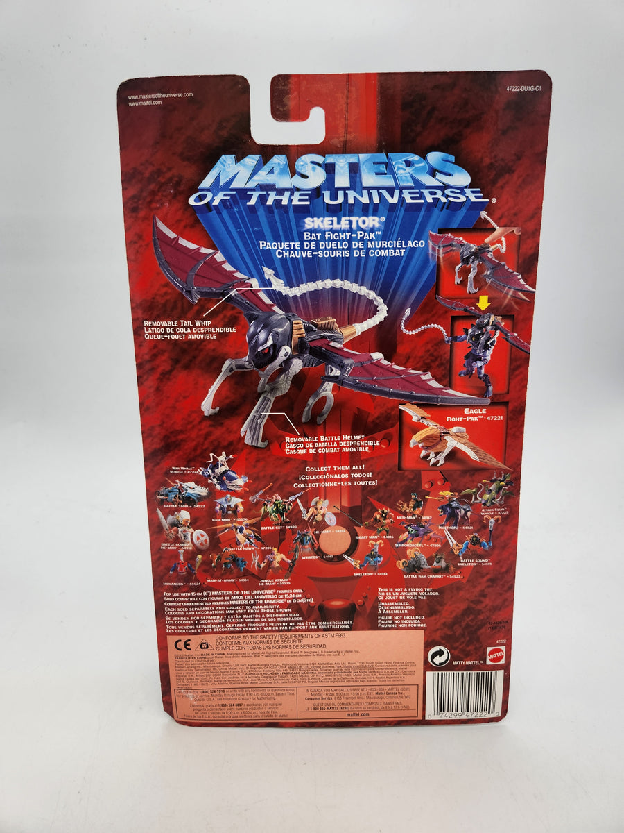 VTG 2002 He-Man Masters of the Universe Skeletor Bat Fight-Pak MOC 472 ...