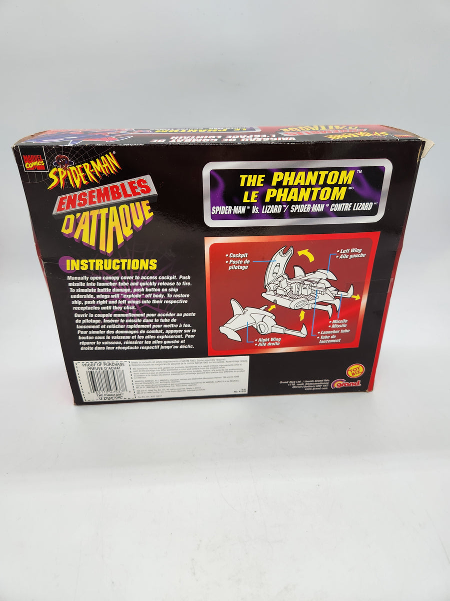 Spider-Man Attack Micro Playset THE PHANTOM Spiderman Vs Lizard ToyBiz ...