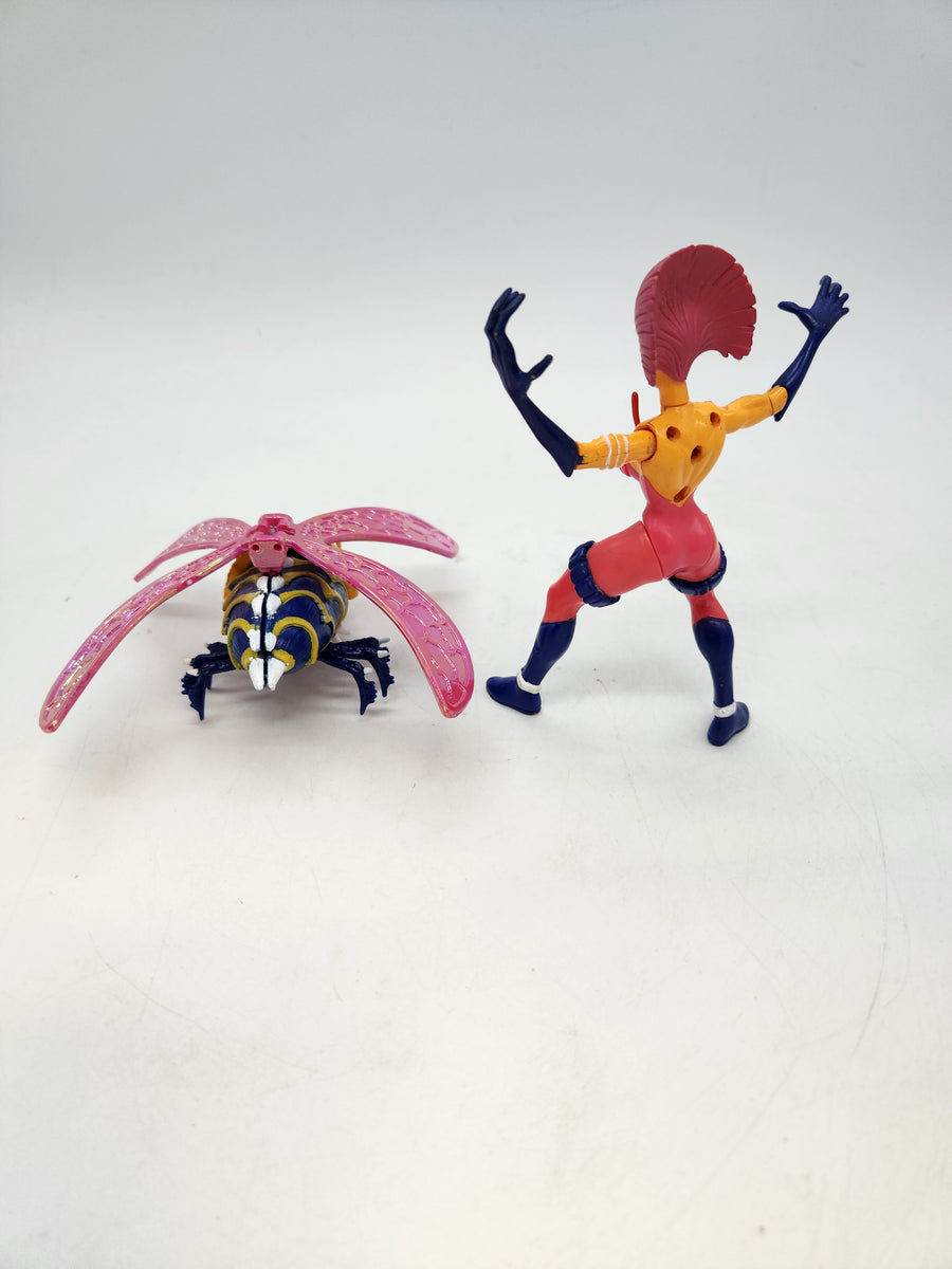 Marvel Spider-Man Spider Force Wasp Super Stinger 1997 ToyBiz 5" Actio ...