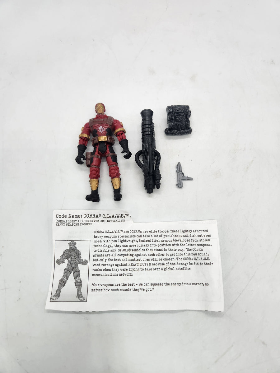 Gi Joe vs Cobra COBRA CLAWS C.L.A.W.S v1 Complete Hasbro 2002. – Toy Heaven