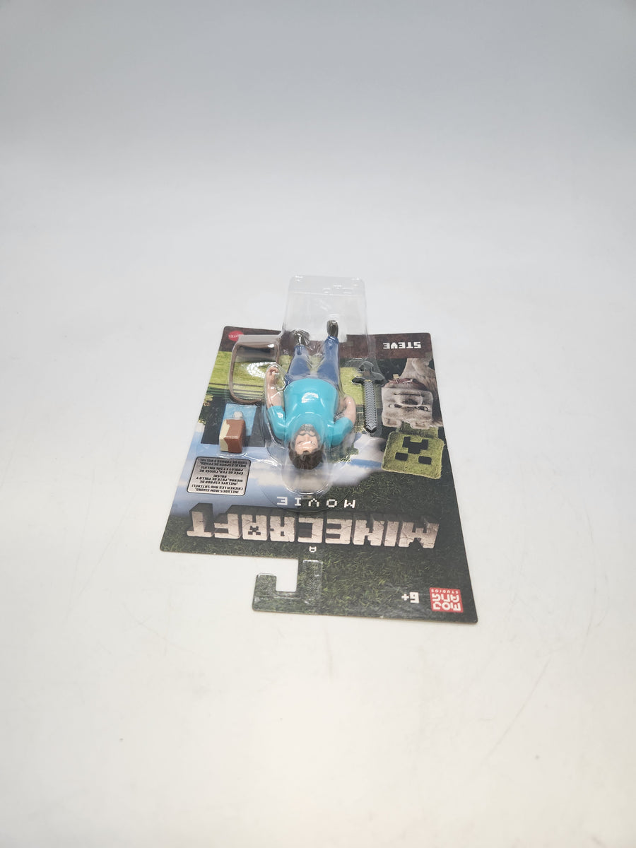 A Minecraft Movie Steve Figure Iron Sword Chicken Leg Satchel Jack Bla ...