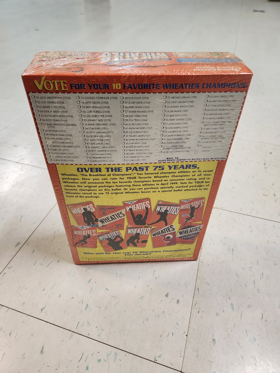 Wheaties 75 Years of Champions SEALED Cereal Box Jordan/Woods/Jenner ...