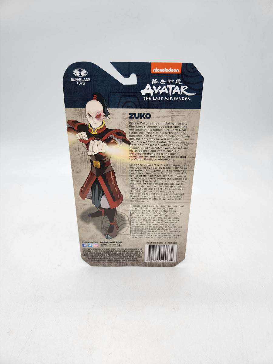 Nickelodeon Avatar The Last Airbender Zuko 5 1/2" Figure McFarlane Toy ...