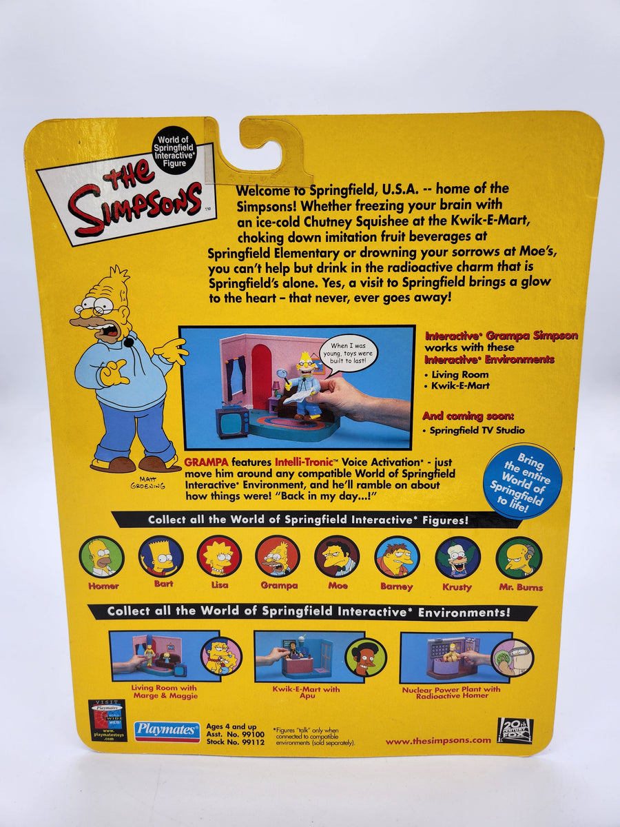 The Simpsons Grampa Simpson Series 1 Action Figure. – Toy Heaven